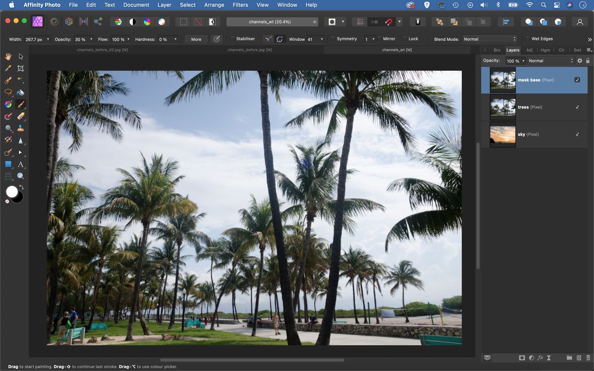 Modify Channels in Affinity Photo to make intricate selections, fast ...