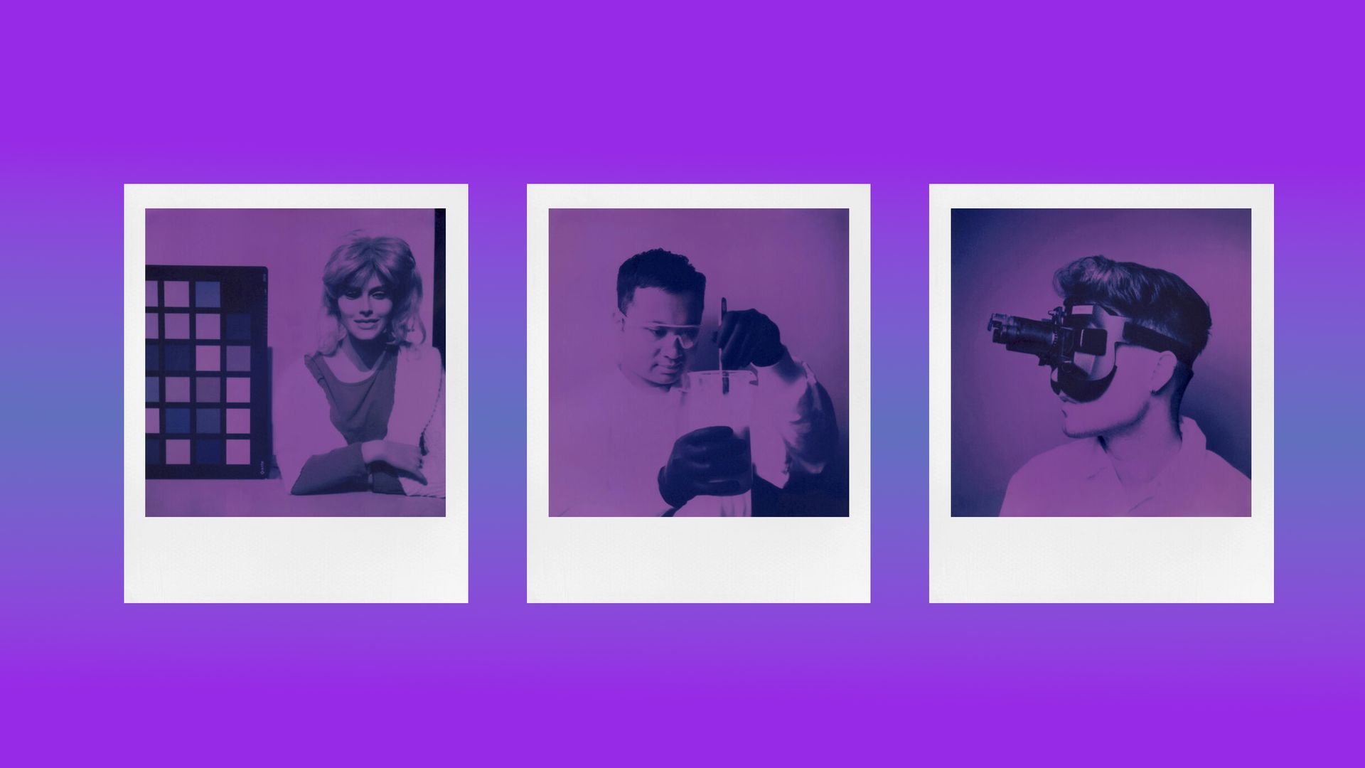 Going green has turned Polaroid film DEEP PURPLE! Polaroid is turning ...
