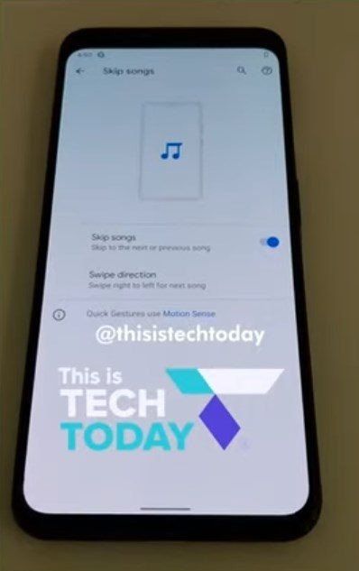 Pixel 4 Motion Sense settings revealed, including an Ambient Display ...