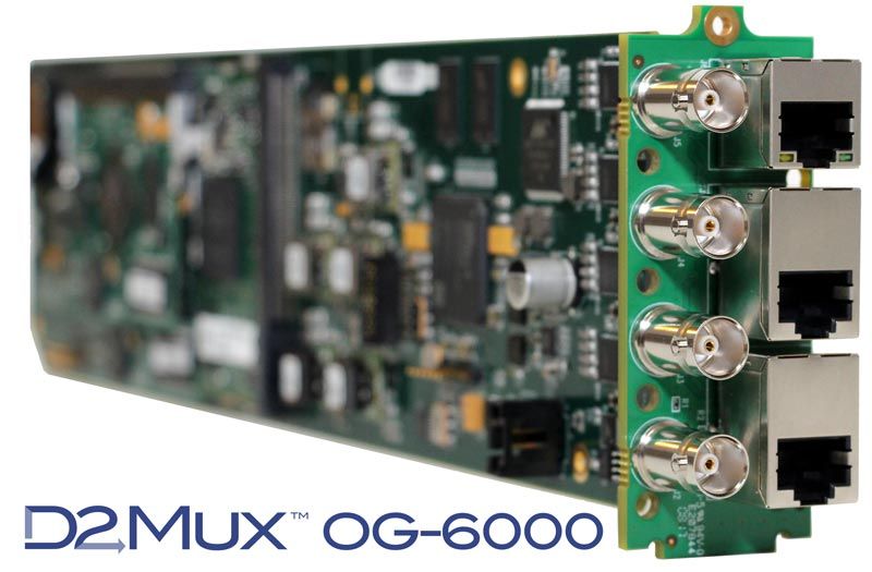 Introducing D2Mux OG-6000, the first Digital Video Processor and ...