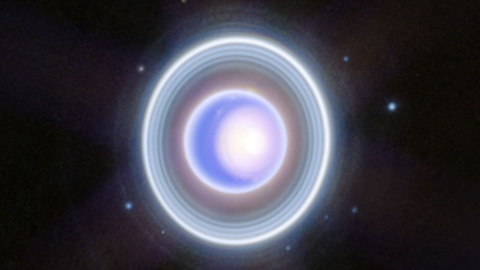 The rings of Uranus look positively festive in epic James Webb Space ...