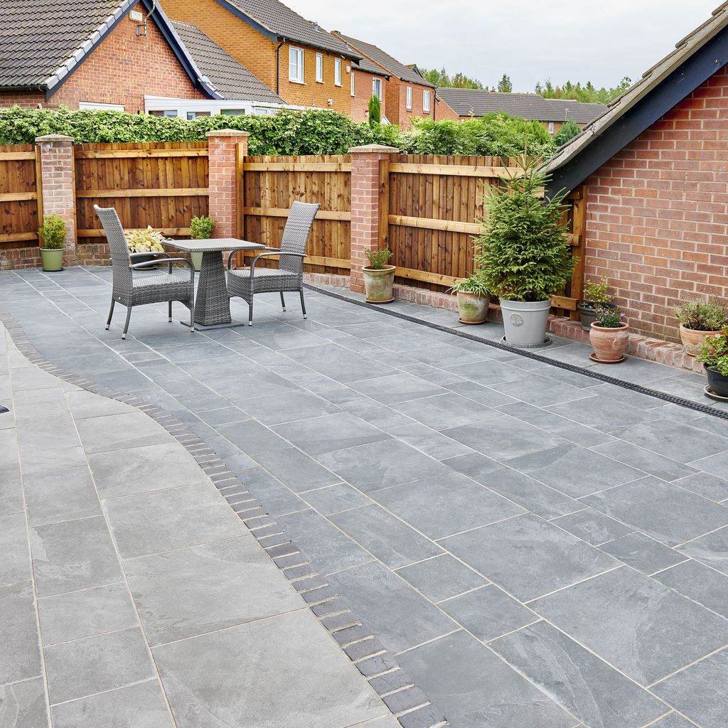 How to remove black spots from patio in five simple steps | Ideal Home