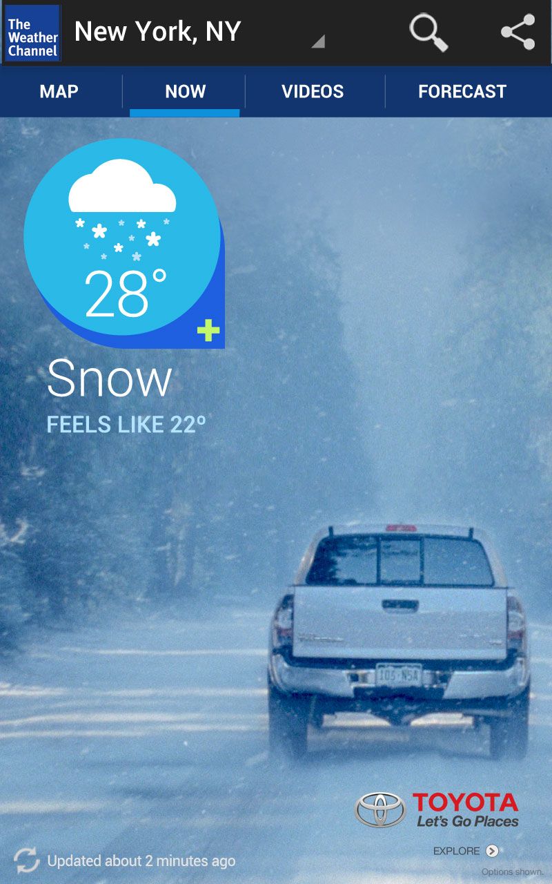 Weather Channel Pulls Android App in Line With iOS Version | Next TV
