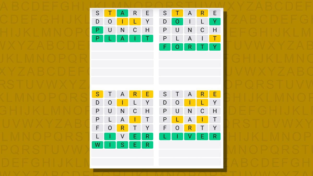 Quordle today – hints and answers for Sunday, February 4 (game #741 ...