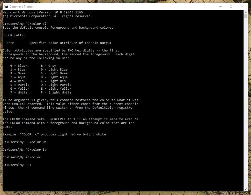 How to change Command Prompt color in Windows 10 | Tom's Guide