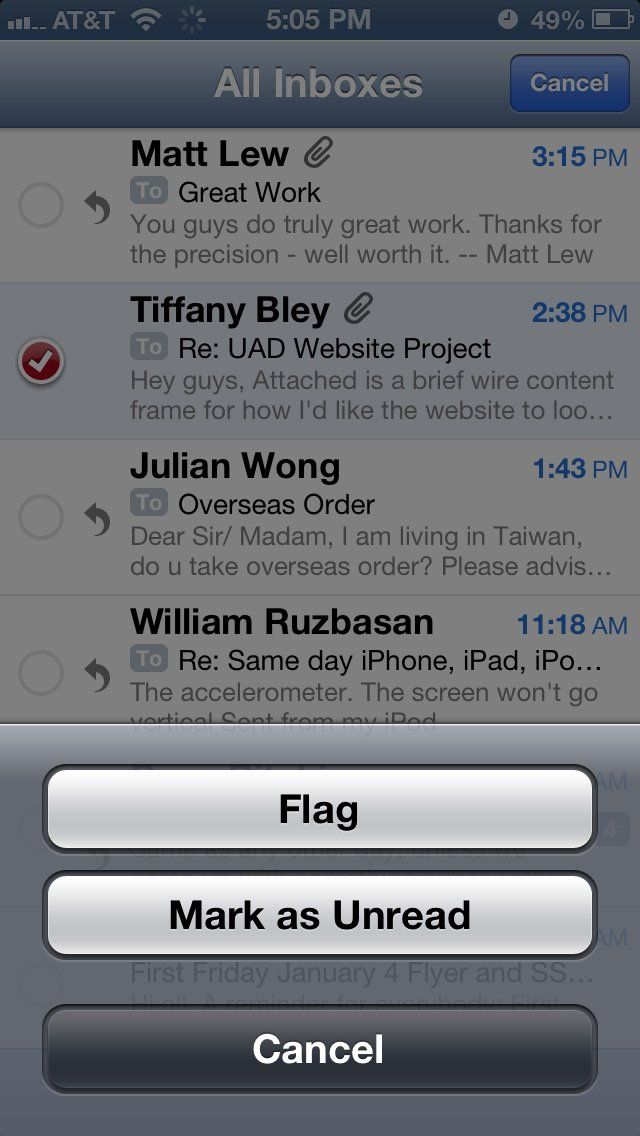 How to flag an email message on iPhone and iPad | iMore