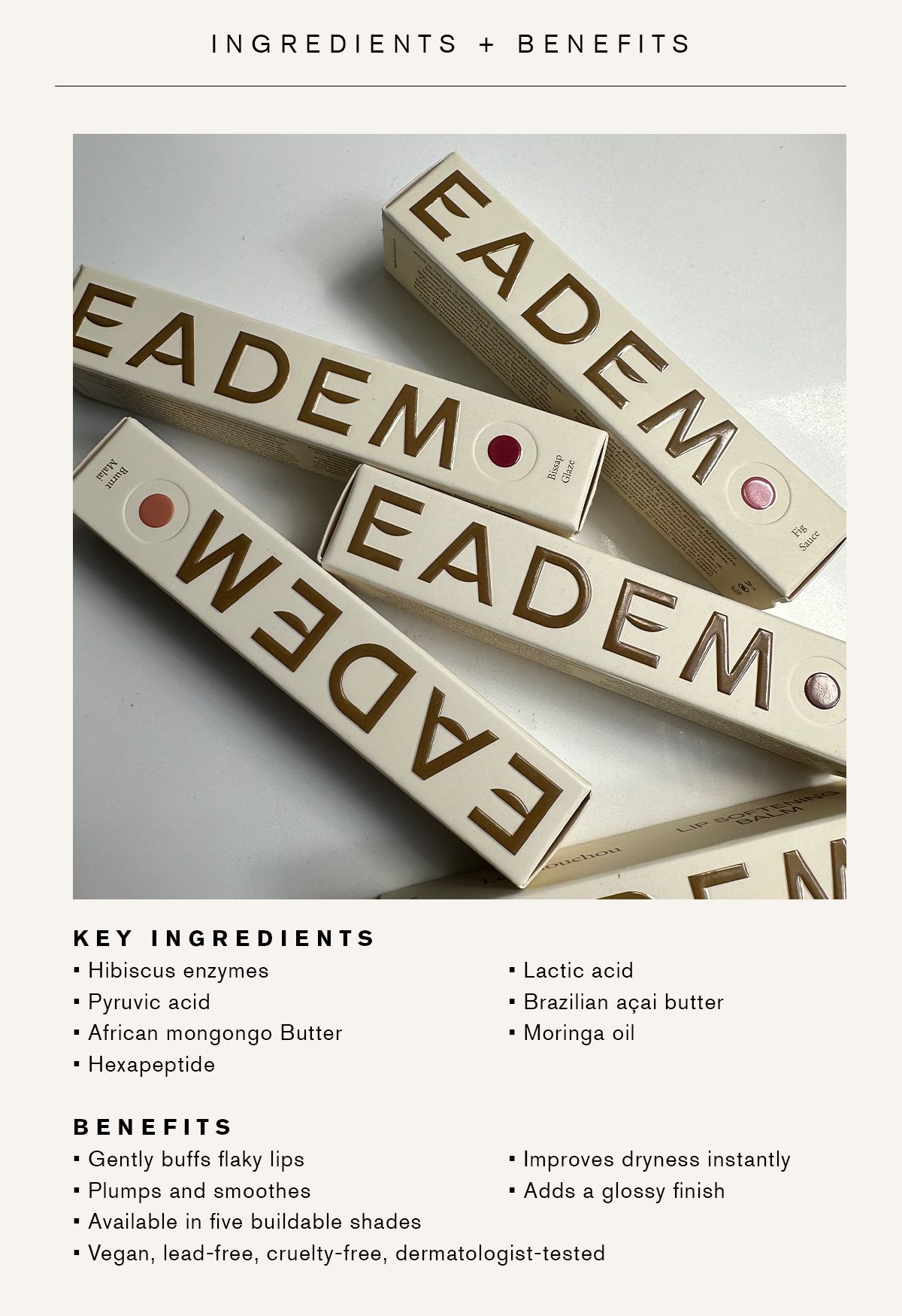 Reviewed: Eadem Le Chouchou Lip Softening Balm | Who What Wear