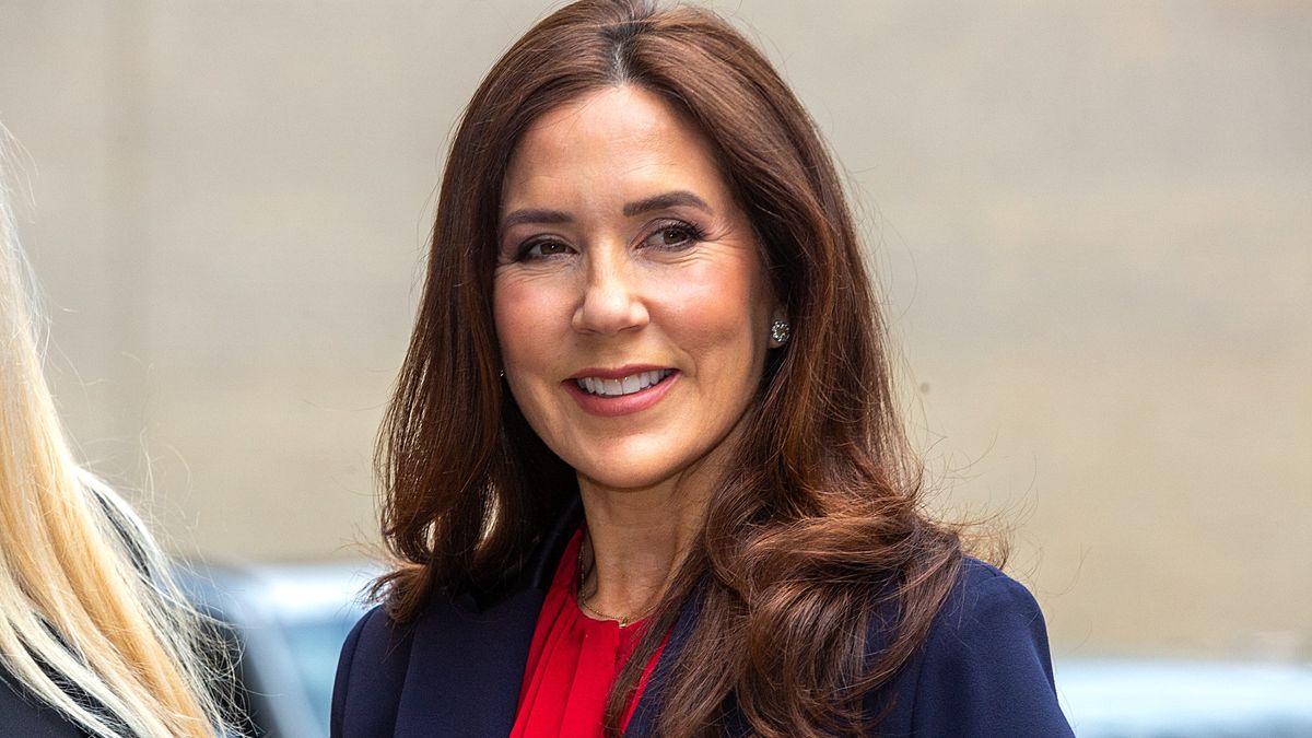 We love Princess Mary's military ensemble and sleek half-up do | Woman ...
