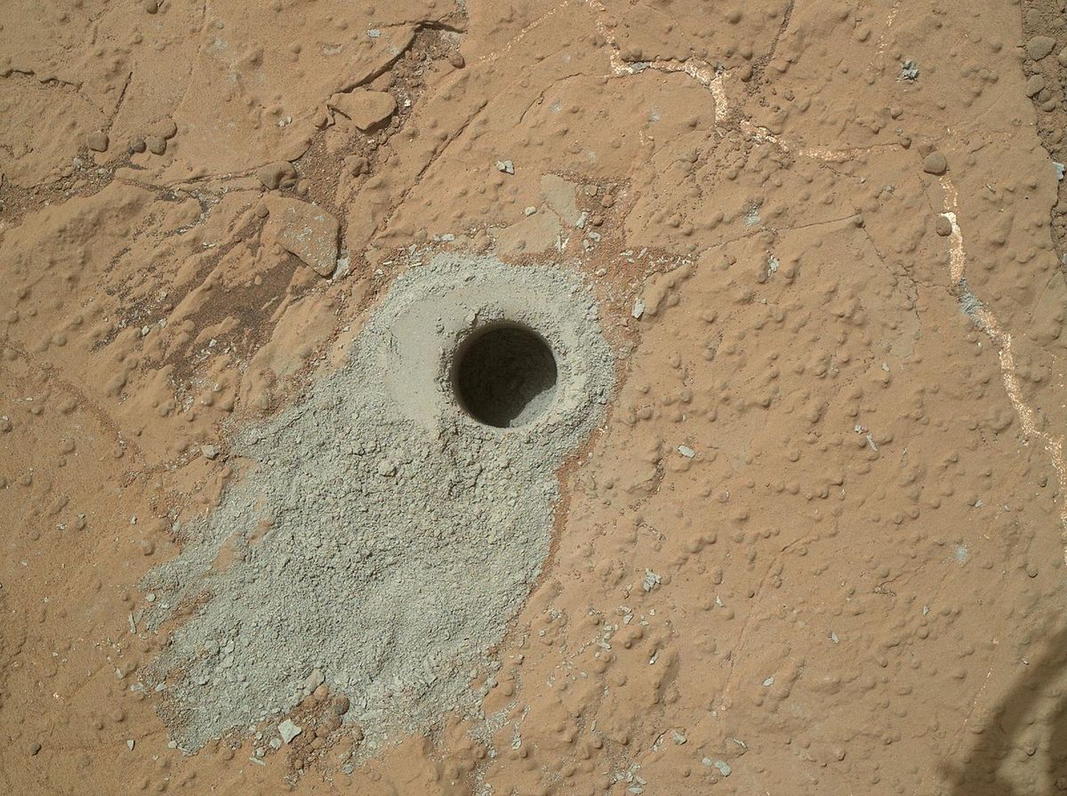 NASA's Curiosity Rover Drills Into 2nd Mars Rock | Space