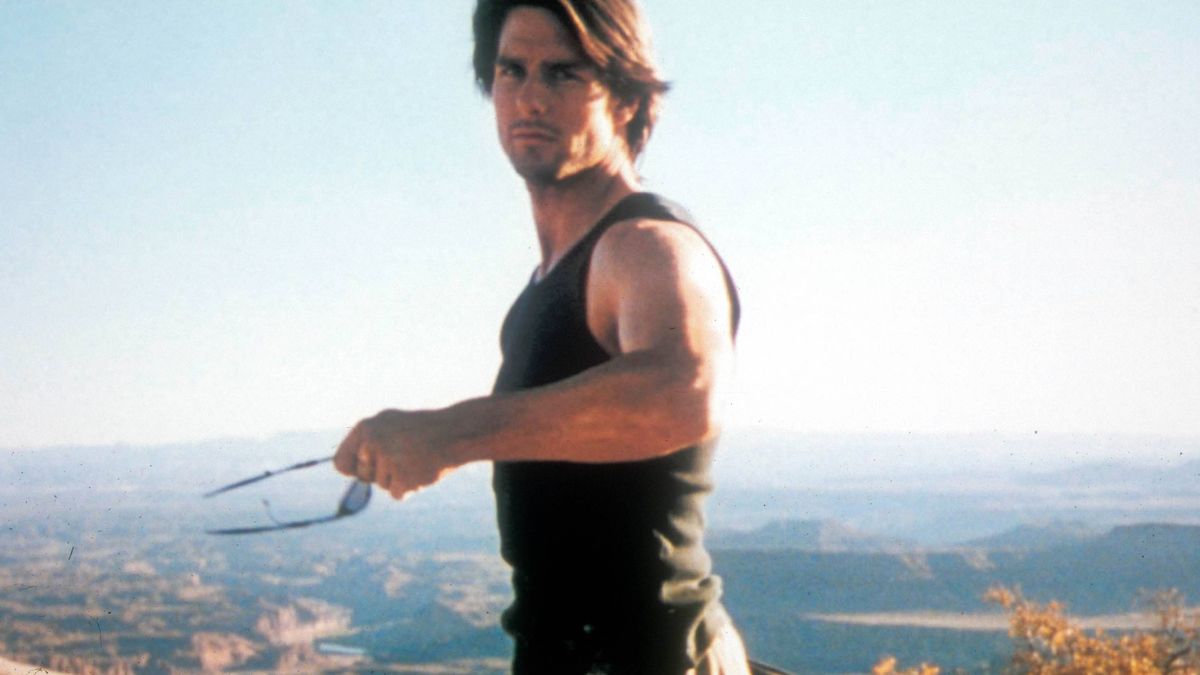 I was transfixed by Tom Cruise's hair rewatching Mission: Impossible 2 ...