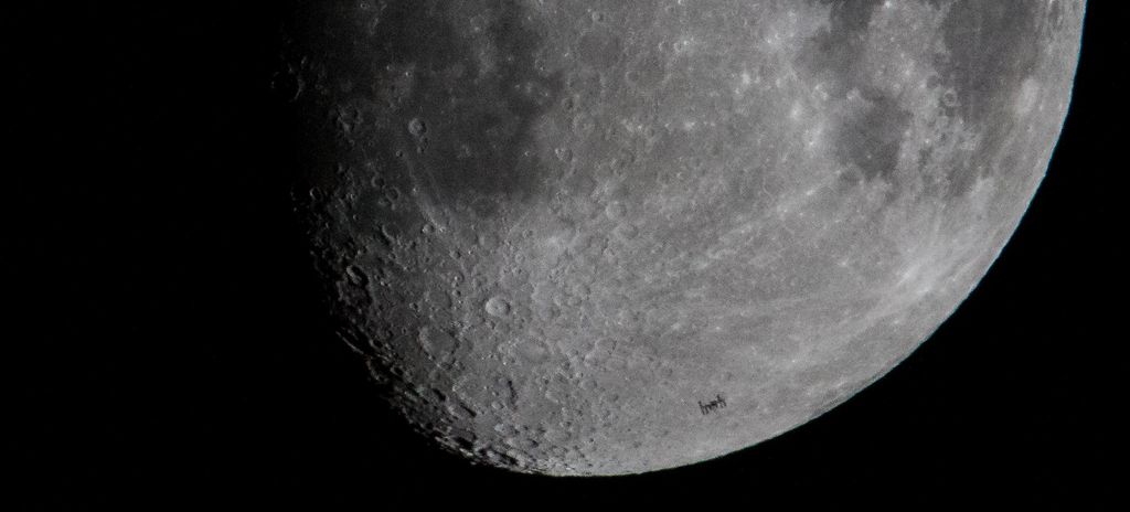 International Space Station Photobombs Moon in NASA Photos | Space