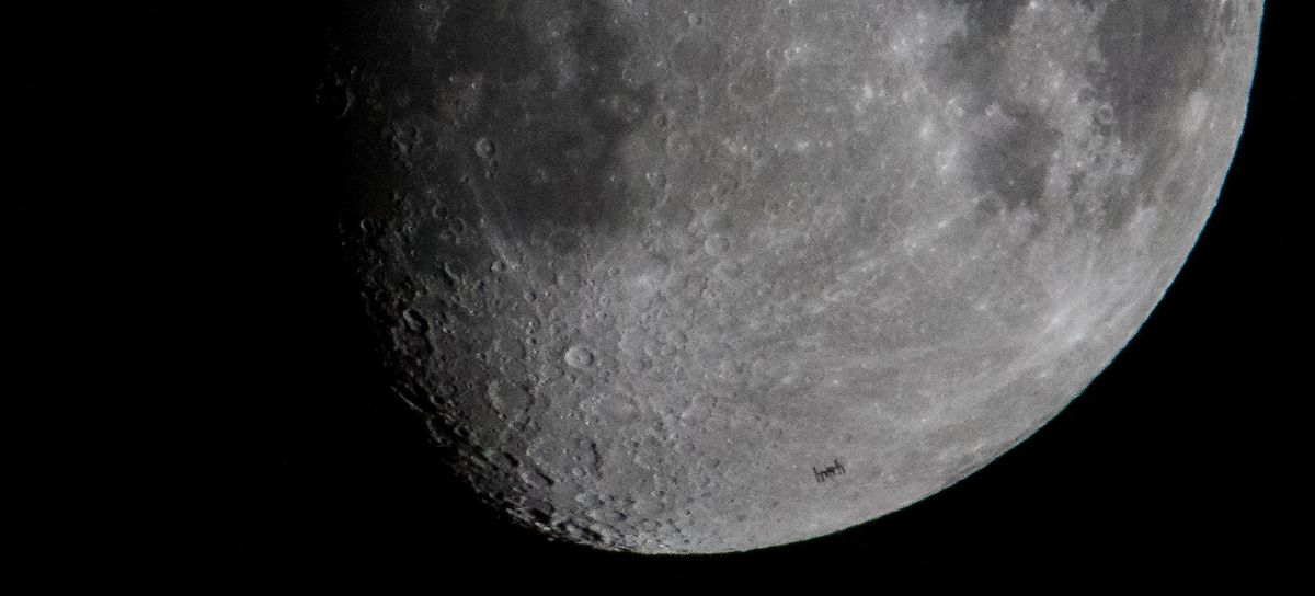 International Space Station Photobombs Moon in NASA Photos | Space