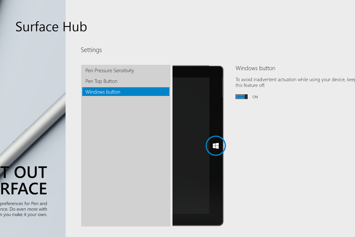 Surface Hub app finally lets artists disable the Windows button to ...