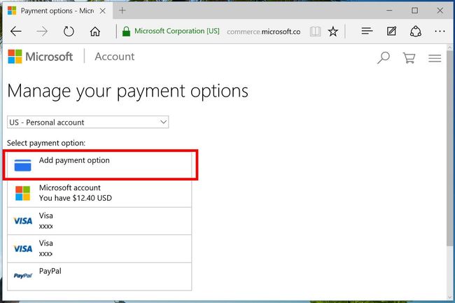 How to add or delete a payment method from the Store in Windows 10 ...