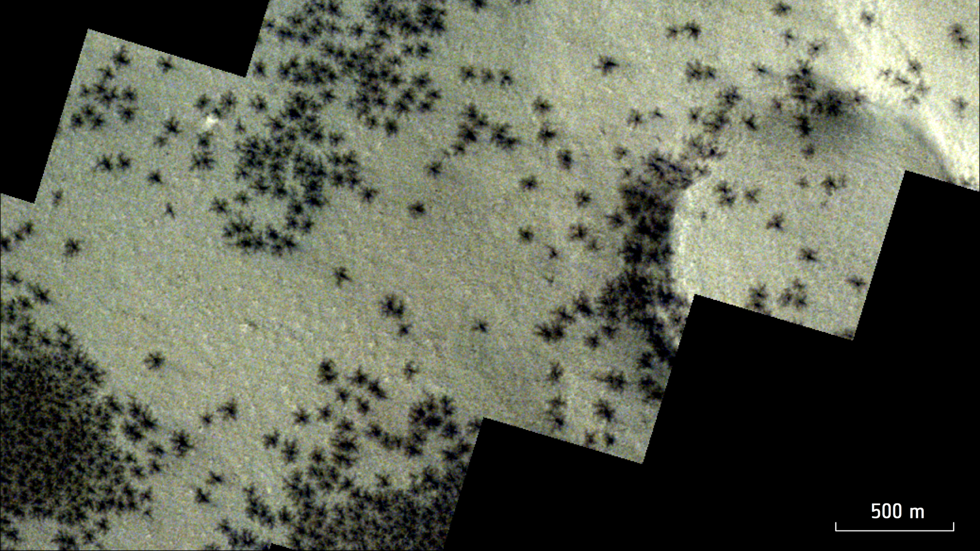 Strange cluster of 'spiders' spotted in 'Inca City' on Mars (photo) | Space