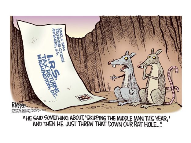 Political cartoon taxes IRS | The Week