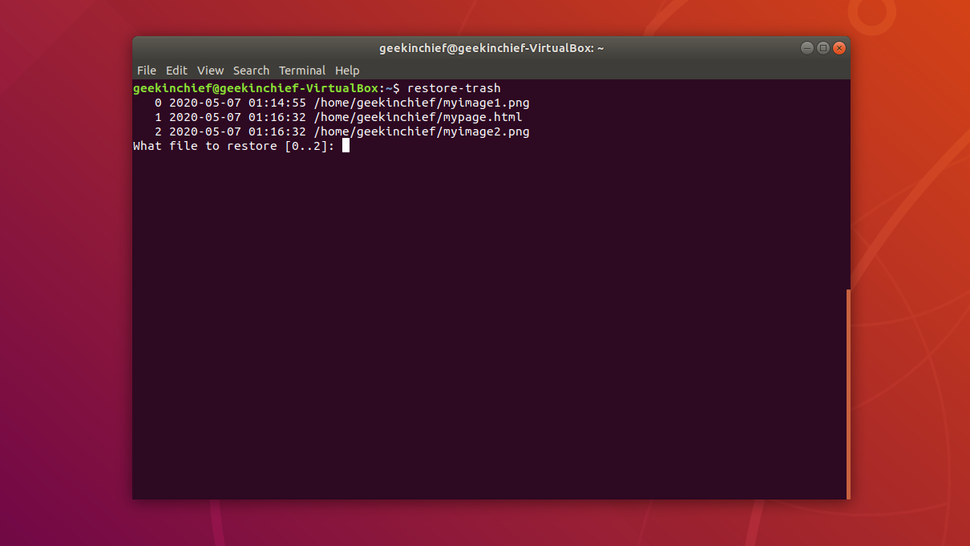 How to Send Files to Trash from the Linux Command Line | Tom's Hardware