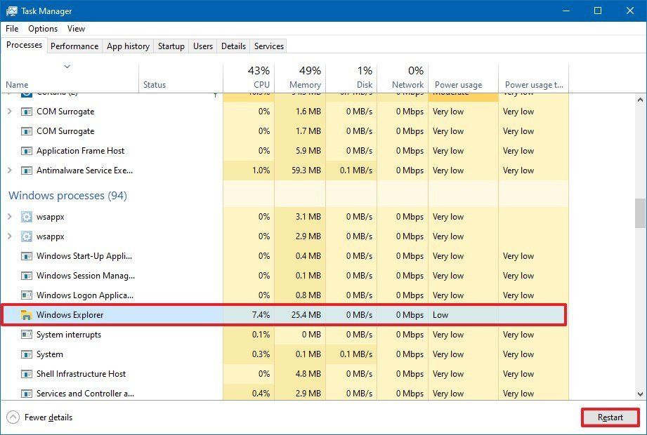 How to restart Explorer.exe to fix a frozen desktop, Start Menu, File ...