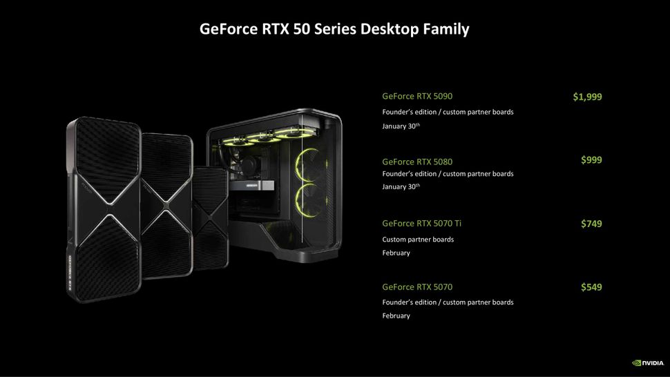 Here's how the new RTX 50-series cards perform against the previous ...