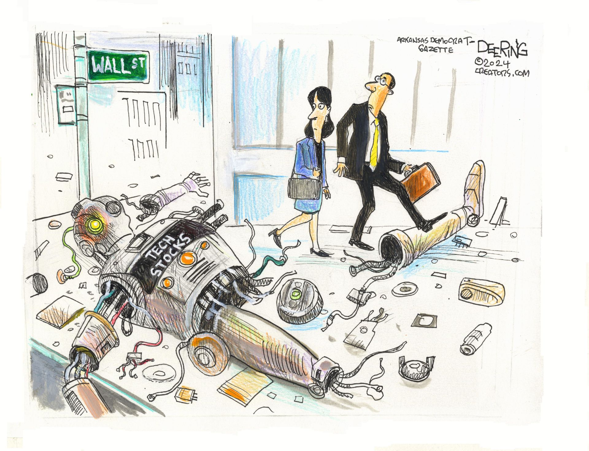 5 chaotic cartoons about the turbulent economy | The Week