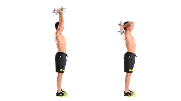 How To Do An Overhead Dumbbell Triceps Extension | Coach