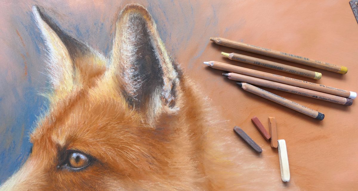 How to draw a fox using pastels | Creative Bloq