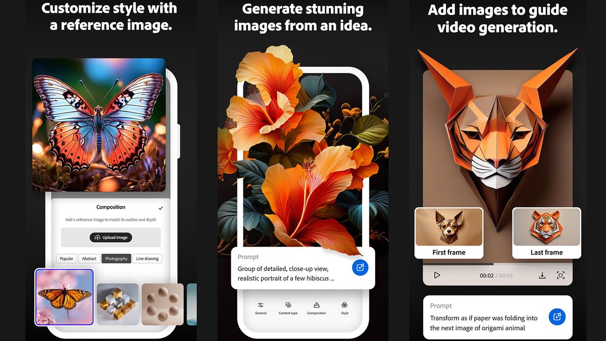 Adobe puts AI in the palm of your hand with new Firefly smartphone app ...
