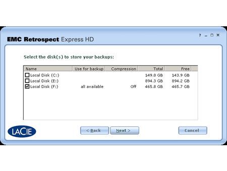 Software EMC Retrospect Express HD - LaCie and SimpleTech Dual Drive ...