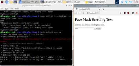 How to Build a Scrolling-Text Face Mask with Raspberry Pi | Tom's Hardware