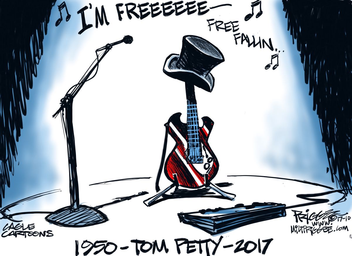 Editorial cartoon U.S. Tom Petty death | The Week