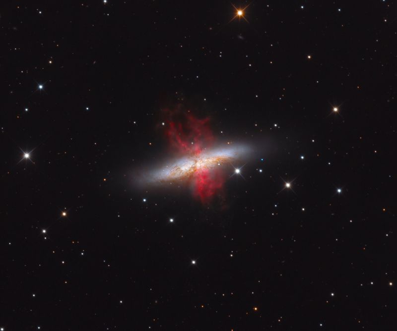 Spectacular View of Cigar Galaxy by Stargazers (Photo) | Space