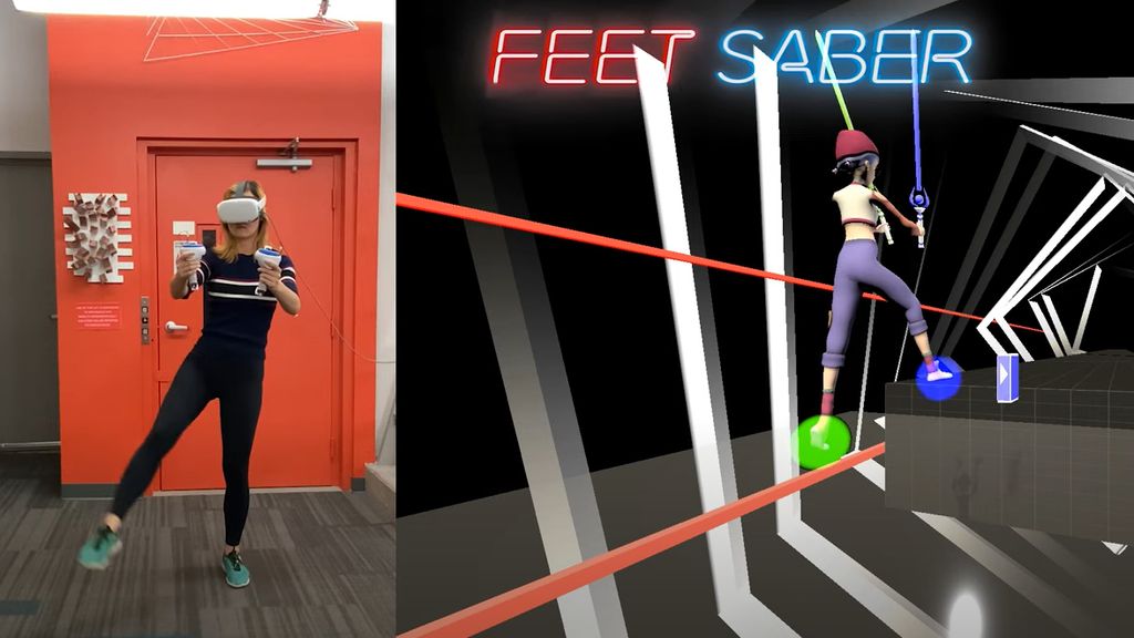 VR controller cameras can help you play Feet Saber | Laptop Mag