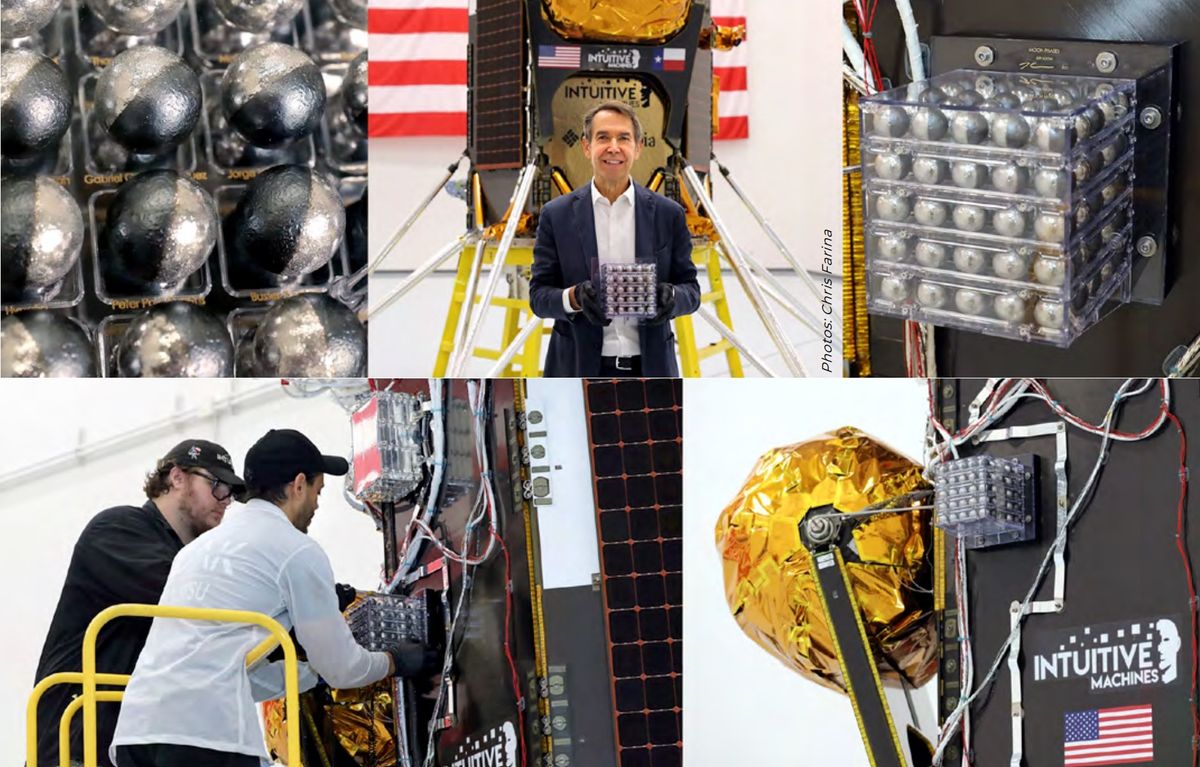 Here's what just landed on the moon aboard Intuitive Machines' Odysseus ...