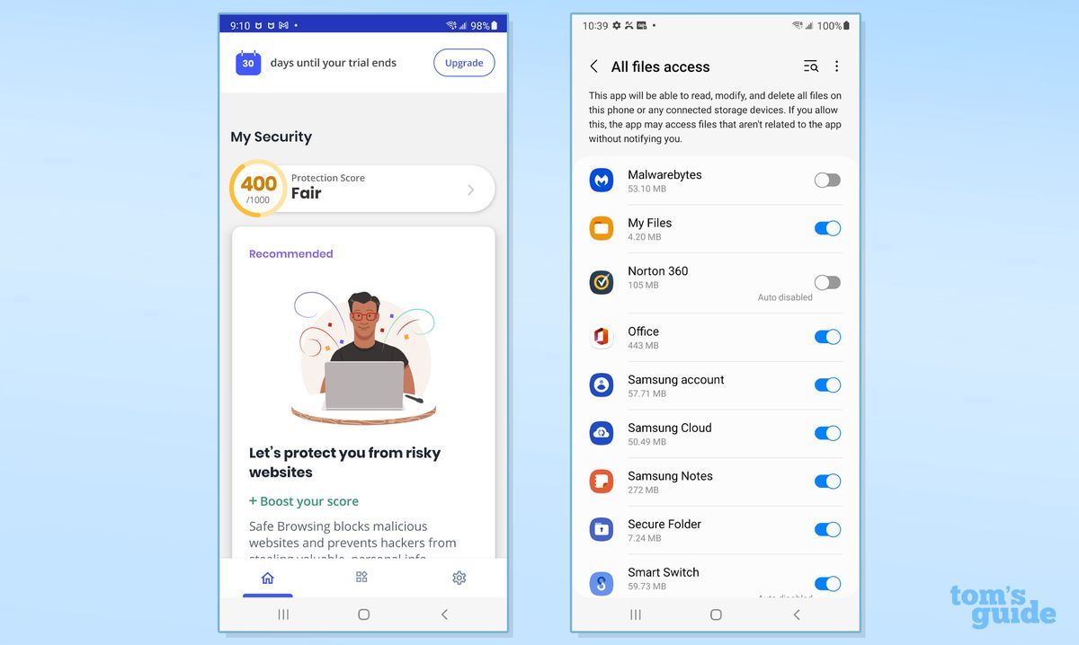 McAfee Mobile Security Review: Middle of the Road | Tom's Guide