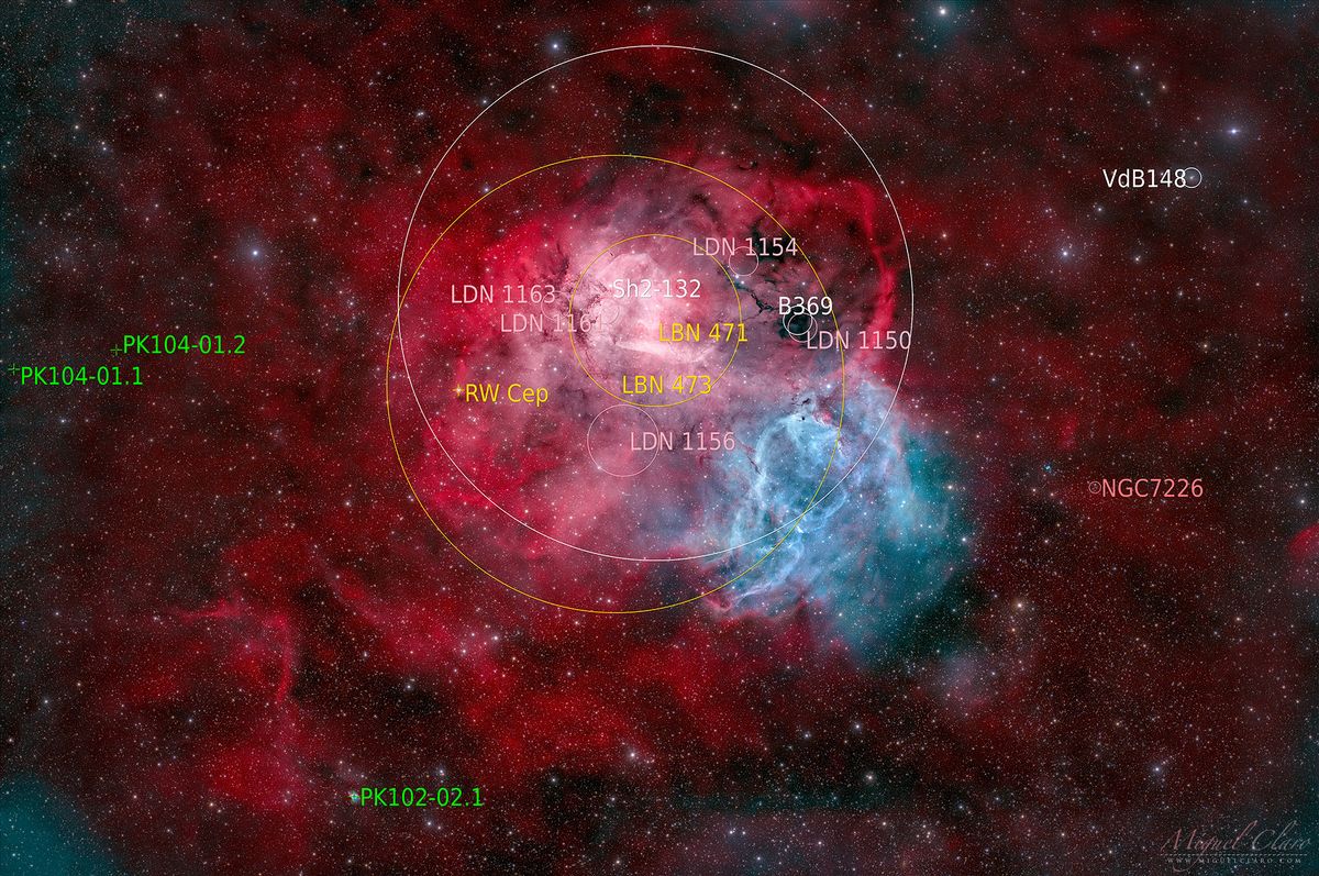 Astrophotographer captures colorful portrait of the Lion Nebula in a ...