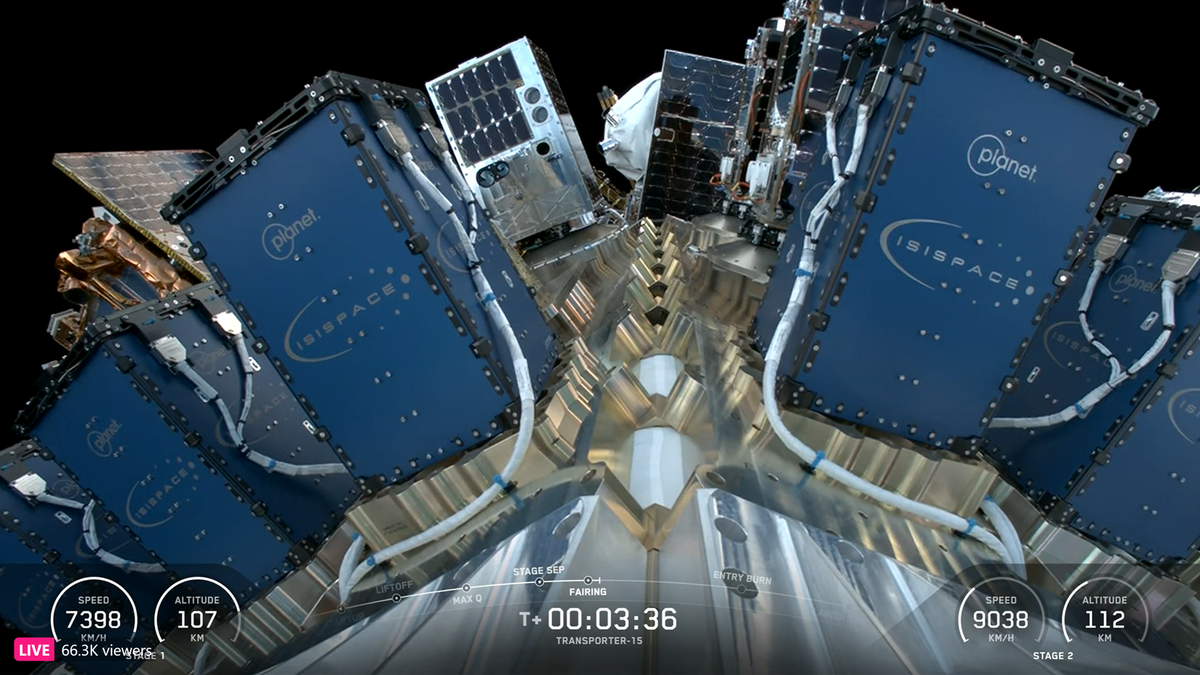 SpaceX rocket launches 140 satellites into orbit on Transporter-15 ...