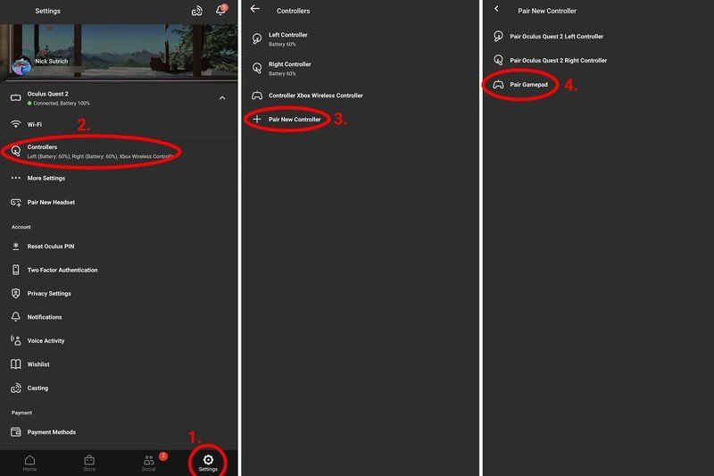 Can you use third-party controllers with the Oculus Quest 2? | Android ...