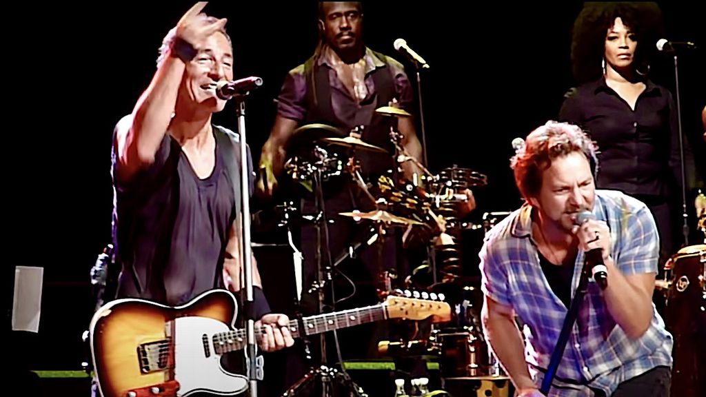 It's now been 10 years since Bruce Springsteen and Pearl Jam's Eddie Vedder rocked Australia ...