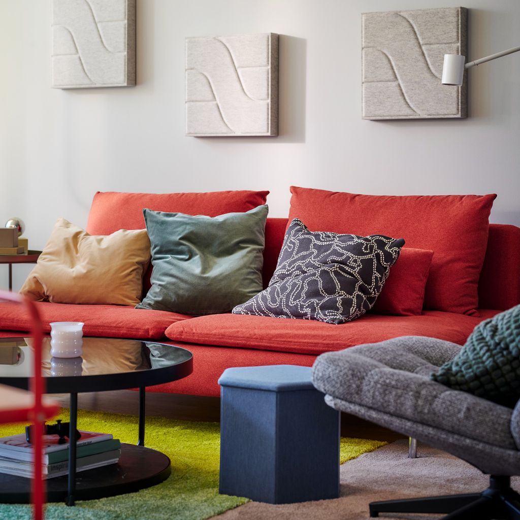 The IKEA KJUGE pouffe is a multifunctional design for £12 | Ideal Home