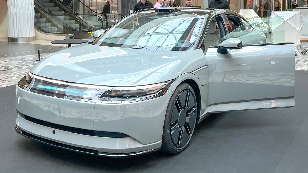 I sat in Sony's car of the future, and it's lacking more than legroom ...