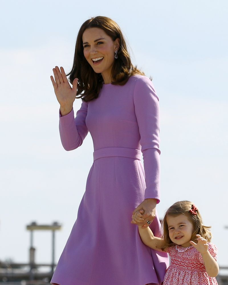 Princess Charlotte's Public Wave Over the Years | Marie Claire