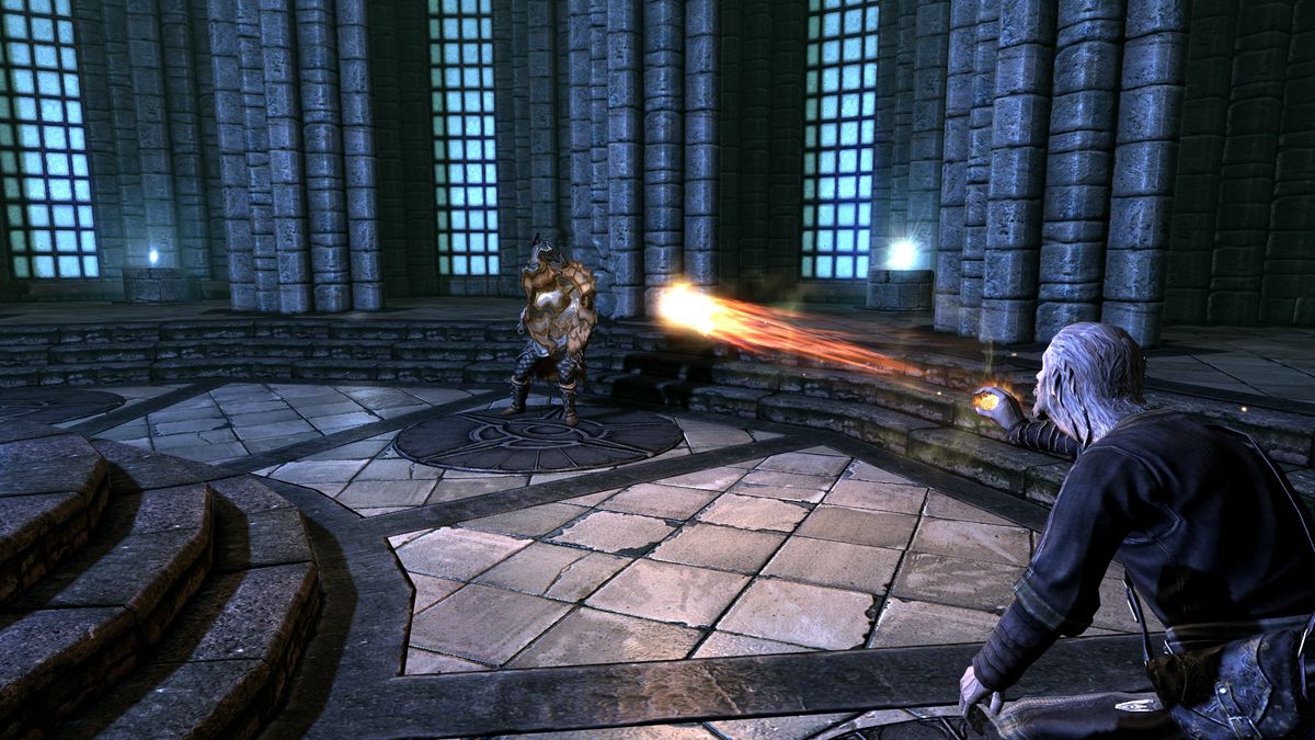 I graduated from Skyrim's magic school without casting a single spell ...