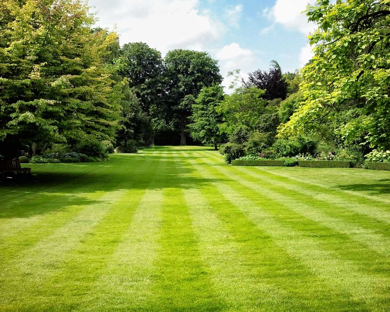 Lawn mowing patterns: 6 designs plus tips on how to do it | Gardeningetc