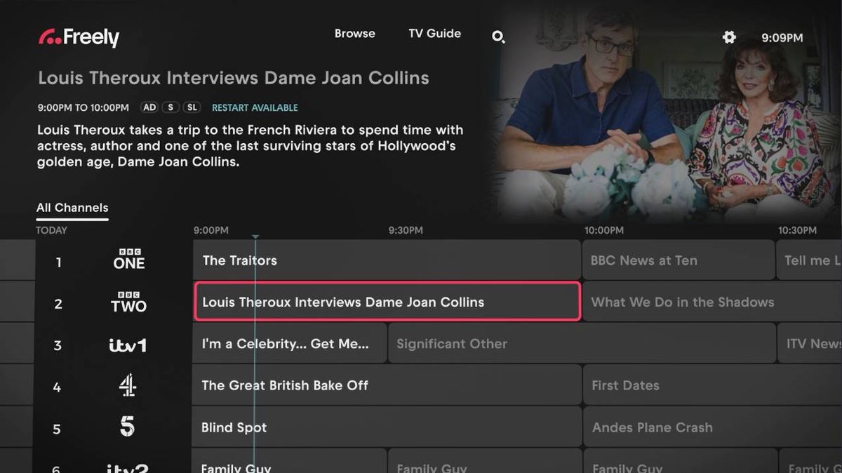 Free UK streaming service Freely with live BBC, ITV and Channel 4 ...