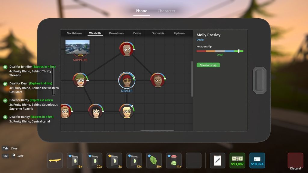 Schedule 1 dealer setup and best customers list | PC Gamer