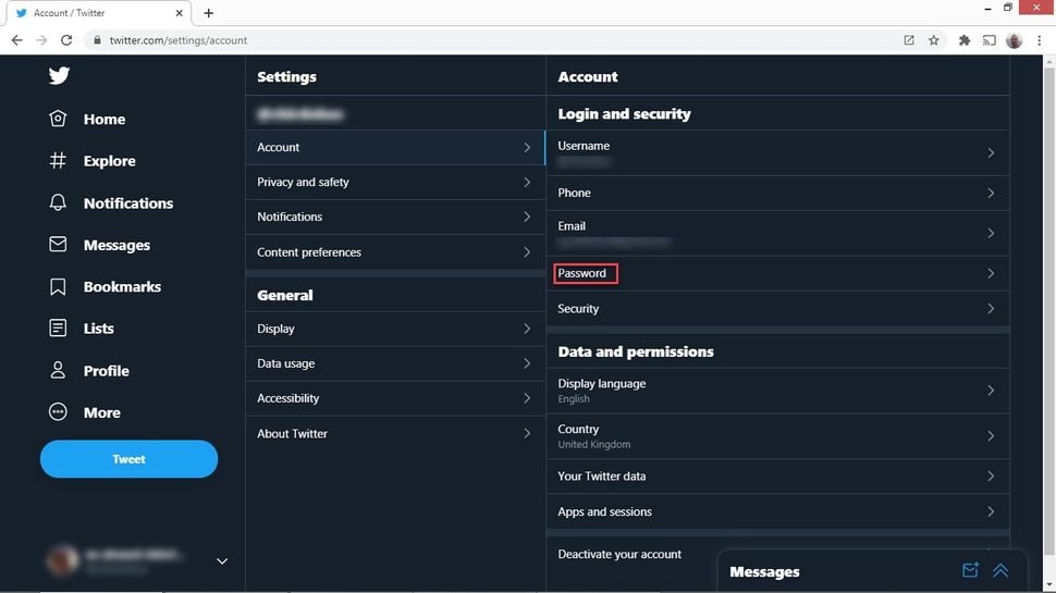 How to change your Twitter password or reset it | TechRadar