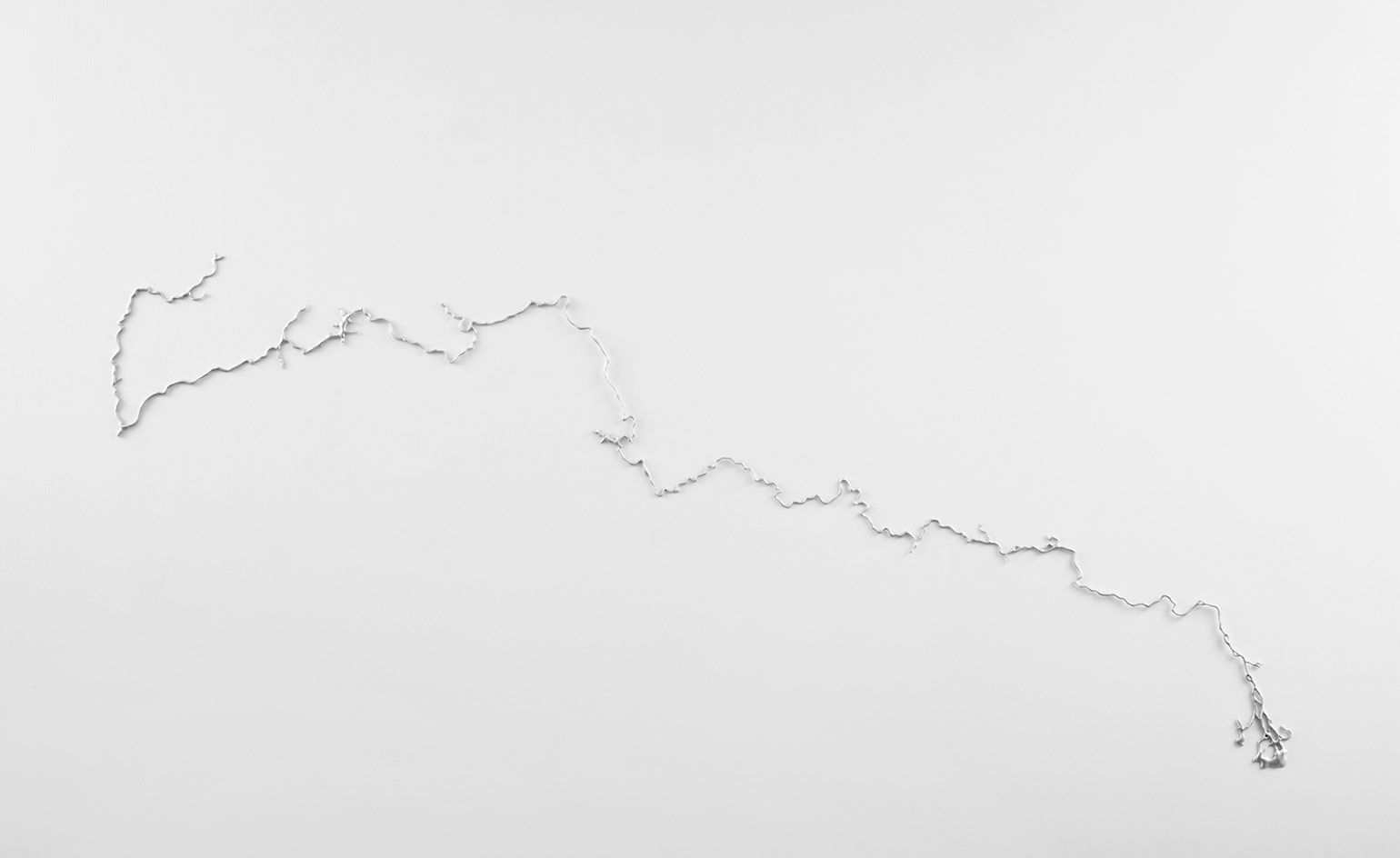 Maya Lin's river sculptures at Pace, Hong Kong | Wallpaper*