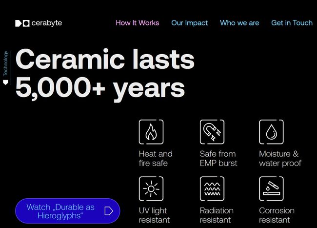 Storage device boiled in salt water, then grilled in an oven as proof ...