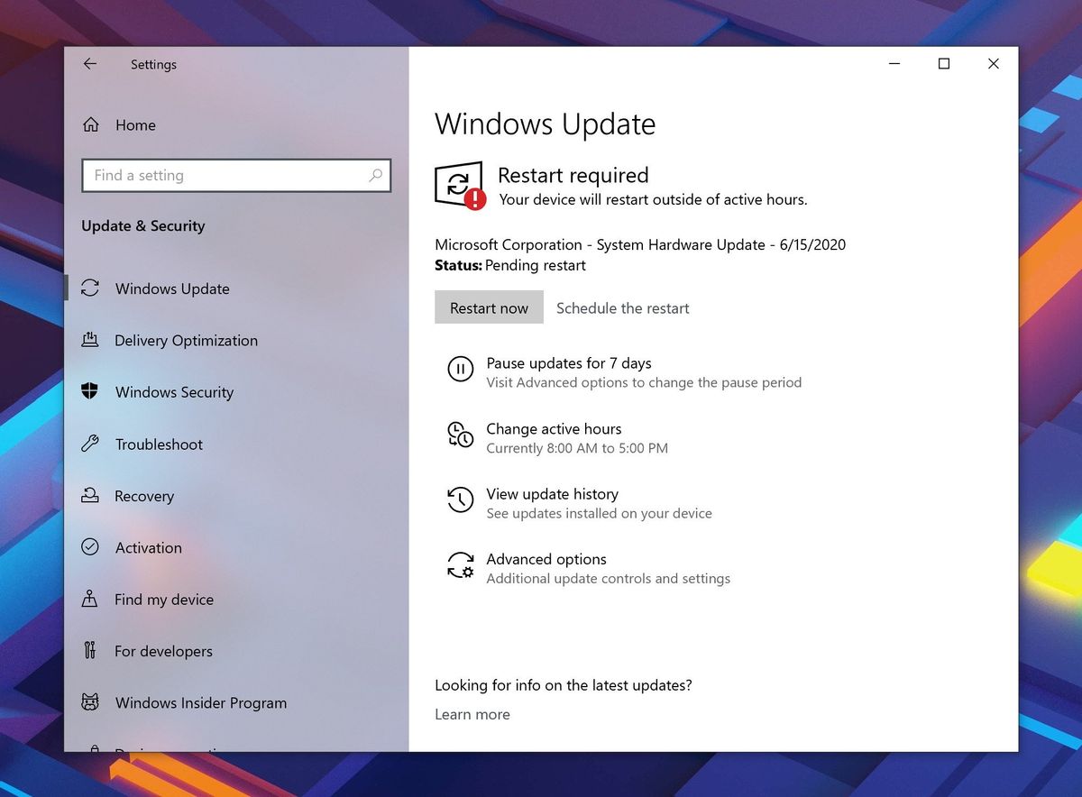Surface Pro X June 15 update fails to apply, leaving Windows Update in ...