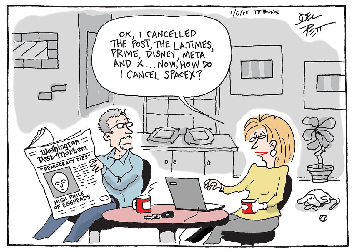 Today's political cartoons - January 7, 2025 | The Week